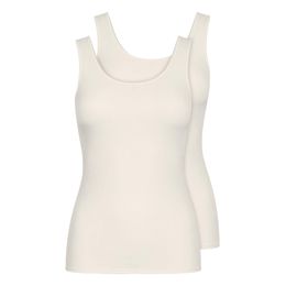 Nina von C. Damen Achseltop "2er Pack Damen Achseltop Secret", Gr. 46, beige, Obermaterial: 95% Polyamid PA. 5% Elasthan EL., Unterhemden