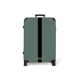 NoBoringSuitCases Suitcase, Koffer, Reisekoffer Gr&uuml;n schwarz | Gr.: 36 L