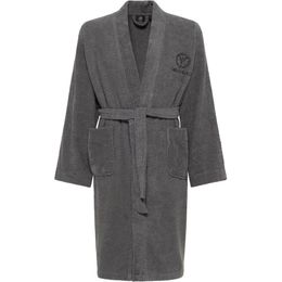 Carlo Colucci Bademantel Vito in Anthrazit | Gr.: S