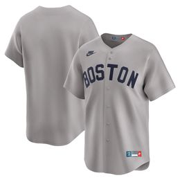 Nike Herren Baseballtrikot "Nike Trikot Boston Red Sox Nike MLB Limited Cooperstown"grau, Gr. L, 100% Polyester, Trikots
