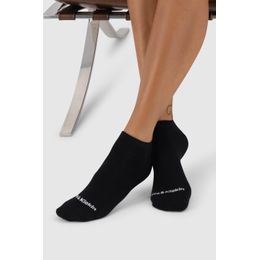 alife and kickin ALIFE & KICKIN Damen Sneakersocken, Gr. 44schwarz, 75% Baumwolle, 22% Polyamid, 3% Elasthan, Socken, kurze Socken, aus Baumwolle mit weichem Bund -