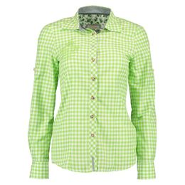 OS-Trachten Trachtenbluse Odibe in giftgr&uuml;n | Gr.: 48