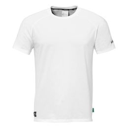 Uhlsport Herren T-Shirt "T-Shirt ID", wei&szlig;, Gr. S, Obermaterial: 97% Baumwolle CO(Bio). 3% Elasthan EL., Shirts