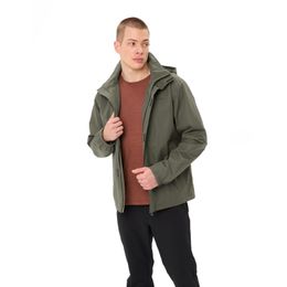 Vaude Herren Regenjacke "Men's Escape Light Jacket"schwarz, khaki, Gr. XL, Obermaterial: 100% Polyester. Futter: 100% Polyamid, Jacken, mit zwei