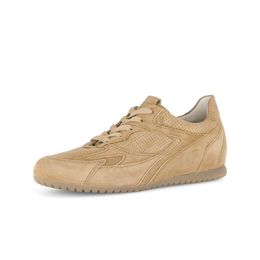 Gabor Damen Sneaker "Sneaker low", Gr. 38,5, beige, Schuhe