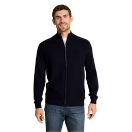 Tom Tailor Strickjacke BASIC ZIP JACKET KNIT in Blau | Gr.: XXL