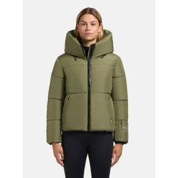 Khujo Damen Steppjacke "Audrey Matt", gr&uuml;n, Gr. L, Obermaterial: 100% Polyester. Innenfutter: 100% Nylon. Wattierung: 100% Polyester, Jacken, Warme