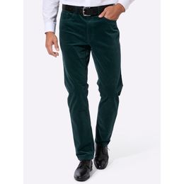 CLASSIC Herren Cordhosepetrol, Gr. 54, unifarben, 98% Baumwolle, 2% Elasthan, Hosen