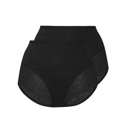SuSa Damen Shapingslip "2er Pack Shaper Slip Milano", Gr. 44, schwarz, Obermaterial: 84% Polyamid PA. 13% Elasthan EL. 3% Baumwolle CO., Unterhosen