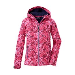 Killtec M&auml;dchen Softshelljacke "M&auml;dchen Softshelljacke Print", lila, Gr. 176, Oberseite: 100% Polyester.R&uuml;ckseite: 100% Polyester.Futter: 100%
