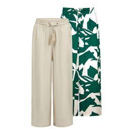 DENIMFY Stoffhose / Chino DFKate 2er Pack comfort/relaxed in Mehrfarbig | Gr.: XL