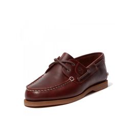 Timberland sportlicher Schn&uuml;rer Classic Boat in Violett | Gr.: 41