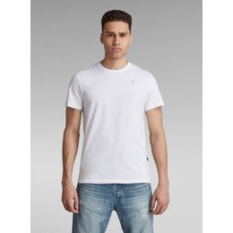 G-Star Raw G-STAR Herren T-Shirt "Base-S T-Shirt", wei&szlig;, Gr. M, Obermaterial: 100% Baumwolle, Shirts