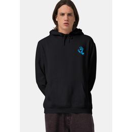 Santa Cruz Herren Hoodie "SCREAMING HAND CHEST HOOD", schwarz, Gr. M, Obermaterial: 80% Baumwolle, 20% Polyester, Sweatshirts