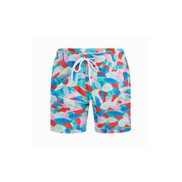 BLACKSPADE Fits perfect Badeshorts Medium Pattern mit kurzem Bein in Brush Pattern | Gr.: L