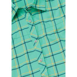 Maier Sports Damen Funktionsbluse "Kendra S/S W"smaragd, Gr. 34, 97% Polyester, 3% Elasthan, Blusen, Damen Bluse, leichte Kurzarmbluse, Blusen-Shirt,