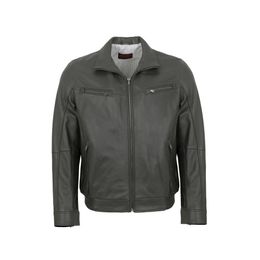 Maddox Lederblouson Lammnappa in Grau | Gr.: 58