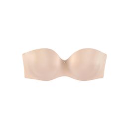Lascana Damen Multiway-BH, Gr. 80, beige, Microtouch, Obermaterial: 60% Polyamid, 35% Polyester, 5% Elasthan, Basic, BHs, mit verschiedenen