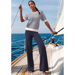 Damen Loungehose, Blau, Gr. 36/38, French Connection, Jogginghosen, Material: Viskose