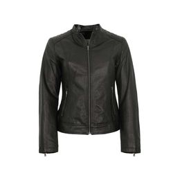 7eleven Lederjacke Lammnappa in Schwarz | Gr.: 48