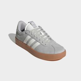 Herren Sneaker "VL COURT 3.0", adidas Sportswear, Gr. 41, grau, Leder, Synthetik, Schuhe, inspiriert vom Design des adidas samba
