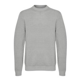 !Solid SOLID Herren Strickfleece-Pullover "Strickpullover SDValencia", grau, Gr. S, Obermaterial: 100% Baumwolle CO., Pullover