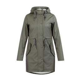Albee Women Regenmantel in Oliv | Gr.: XXL