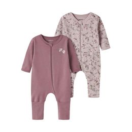 name it 2er-Pack Schlafanzug in Violet Ice1 | Gr.: 98