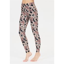 ENDURANCE ATHLECIA ATHLECIA Damen Trainingstights "Mist", beige, Gr. 36, bedruckt, 82% Polyester, 18% Elasthan, Hosen, mit schnell trocknender Funktion