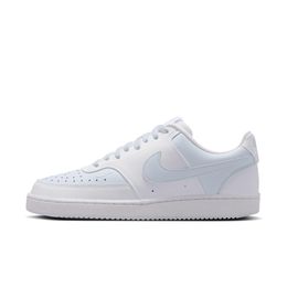 Nike Sportswear Damen Sneaker "Court Vision Low Next Nature", Gr. 42wei&szlig;, football grau, Synthetik, Schuhe, inspiriert vom Design des Nike Air Force