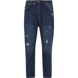 2Y Premium Herren Bequeme Jeans "2Y Premium Herren 2Y Boyfriend Fit Jeans", blau, Gr. 31, unifarben, 97% Baumwolle, 3% Elasthan, Jeans
