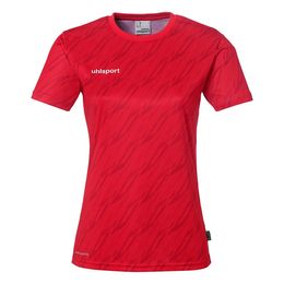 Uhlsport Damen Trainingsshirt "Trainings-T-Shirt Progressive 28 Women", rot, Gr. XS, Obermaterial: 100% Polyester Pol. recyc.., Shirts