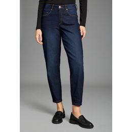 Arizona Damen Comfort-fit-Jeans, blau, Gr. 40, unifarben, Denim/Jeans, Obermaterial: 82% Baumwolle, 17% Polyester, 1% Elasthan, Jeans, weite Beinform