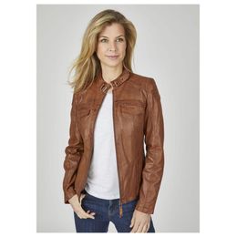 7eleven Lederjacke SEMILA in cognac | Gr.: 34