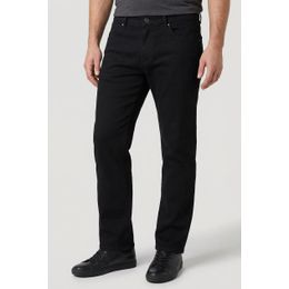 Wrangler Herren Regular-fit-Jeans "Red Kabel", schwarz, Gr. 42, Denim/Jeans, Obermaterial: 98% Baumwolle, 2% Elasthan, Jeans