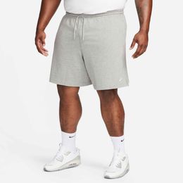 Nike Sportswear Herren Shorts "Nike Club Men's Knit Shorts", grau, Gr. S, Obermaterial: 100% Baumwolle, Hosen, mit Eingrifftaschen, aus gestrickter