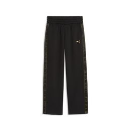 Puma Kinder Sporthose "Essentials Tape Relaxed Jogginghose M&auml;dchen", schwarz, Gr. 128, Obermaterial: 66% Baumwolle, 34% Polyester. Tasche &ndash; Oben: