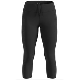 Odlo Leggings "3/4 Essential Tights" in Schwarz | Gr.: M