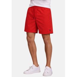 U.S. Polo Assn. Herren Schwimmshorts P036 in Rot | Gr.: S