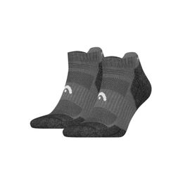 Head Herren Sneakersocken "Socken Hiking All Climates Sneaker 2P 2er Pack", Gr. 43, grau, Obermaterial: 74% Polyester PES. 22% Baumwolle CO. 3%