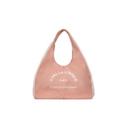 Karl Lagerfeld Shopper 'Rue St-Guillaume' Damen Gr&ouml;&szlig;e One Size ros&eacute; / wei&szlig;