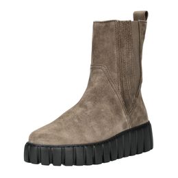 Gabor COMFORT Damen Stiefelette "Gabor Comfort Stiefelette Veloursleder", Gr. 38, braun, Veloursleder, Schuhe