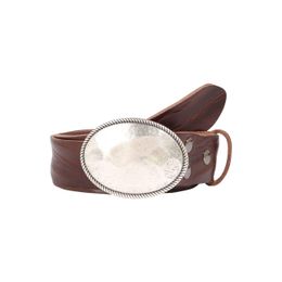 Damen Lederg&uuml;rtel "Wechselg&uuml;rtel", braun, Gr. 90, RETTUNGSRING G&Uuml;RTEL, Rindsleder, G&uuml;rtel