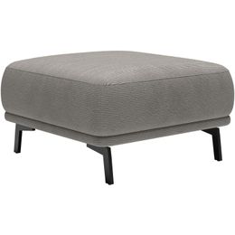 Sch&ouml;ner Wohnen Kollektion Polsterhocker, B:73cm H:43cm T:73cm, grau, SCH&Ouml;NER WOHNEN-KOLLEKTION, 95% Polyester, 5% Nylon, Hocker, "Tossa, smarte Erg&auml;nzung f&uuml;r dein Wohnzimmer,