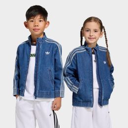 Jungen Jeansjacke "FIREBIRD DEN TT", blau, Gr. 104, adidas originals, Obermaterial: 100% Baumwolle, Jacken
