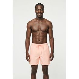 Reebok Herren Badeshorts ""Yale"", rosa, Gr. M, clean, unifarben, Microfaser, Polyester, Badehosen, mit Kordelzug und elastischem Bund, mit Logo,