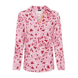 Laura Scott Longbluse in pink-gemustert | Gr.: 42