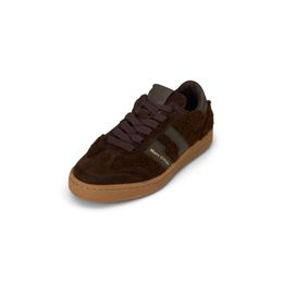 Marc O'Polo MARC O'POLO Damen Sneaker "aus Leder und Teddyfell", Gr. 36, braun, Obermaterial: 100% Polyester, unifarben, Schuhe