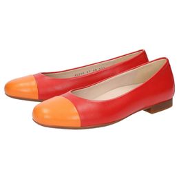 Sioux Damen Ballerina "Villanelle-702", Gr. 40, rot, Obermaterial: 100% Lammnappaleder LANA. 100% Gummi rubber., Schuhe