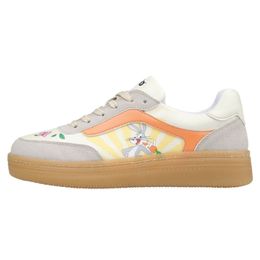 DOGO Damen Sneaker "Monet Low-Top Sneaker Hop Into Nature Damen Sneaker", Gr. 36, bunt, Lederimitat, Schuhe, Handgefertigt